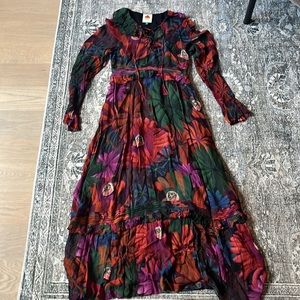 FARM Rio | Dresses | Farm Rio Bird Flowers Multicolor Dress | Poshmark